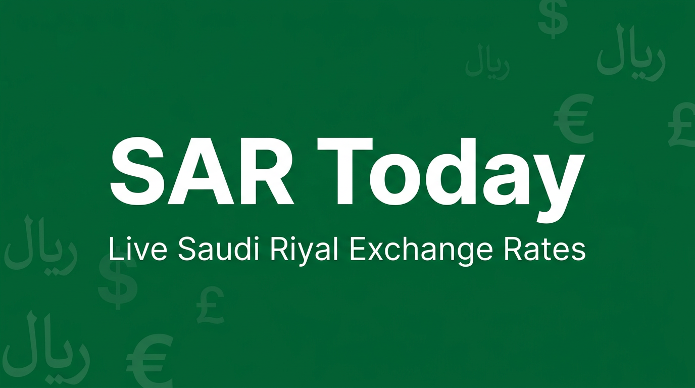 SAR Today — লাইভ সৌদি রিয়াল বিনিময় হার ও মুদ্রা রূপান্তরকারী